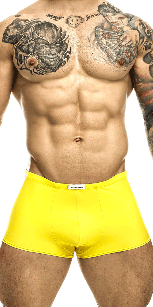 Justin+Simon Xsj08 Classic Trunks Yellow – MensUnderwearStore.com - Men's Underwear and Swimwear
